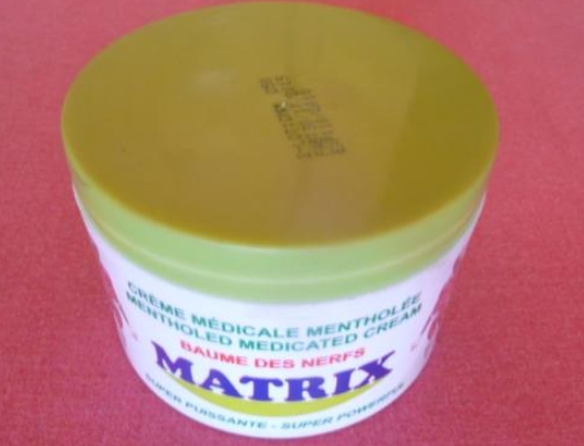 Crème médicale mentholée baume des nerfs MATRIX – MYBEST