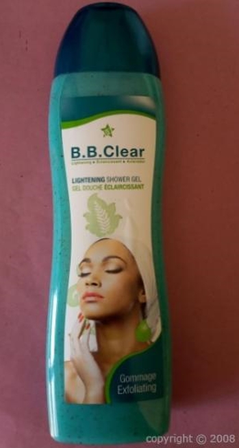 Gel douche éclaircissant et gommant B.B.CLEAR au AHA – MYBEST