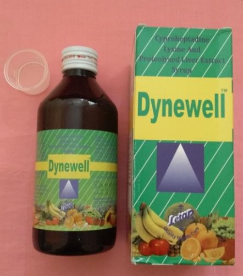 Sirop DYNEWELL de cyproheptadnie de lysine et extrait de foie ...