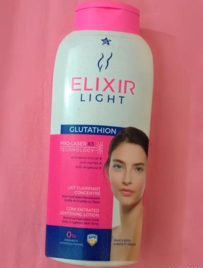 Lait clarifiant concentré ELIXIR LIGHT glutathion activateur d’aclat anti tache anti vergeture ...