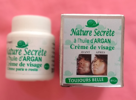 Crème de visage NATURE SECRETE à l’huile d’argan – MYBEST