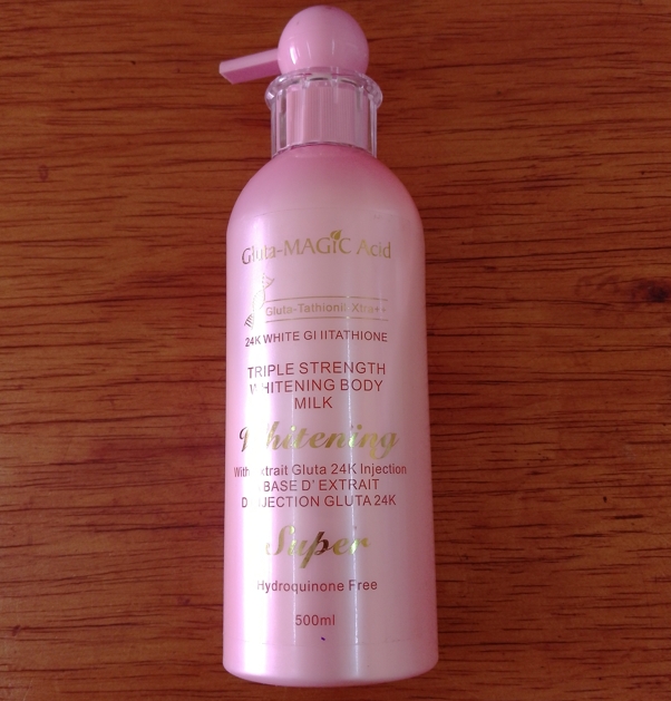 lait corporel blanchissant triple force GLUTA MAGIC ACID gluta ...