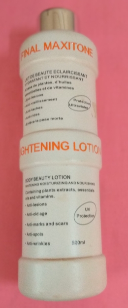 Lait de beauté FINAL MAXITONE éclaircissant hydratant et nourrissant ...