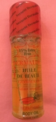 Huile de beauté gommage éclaircissant DERMALISS aux extraits de carotte ...