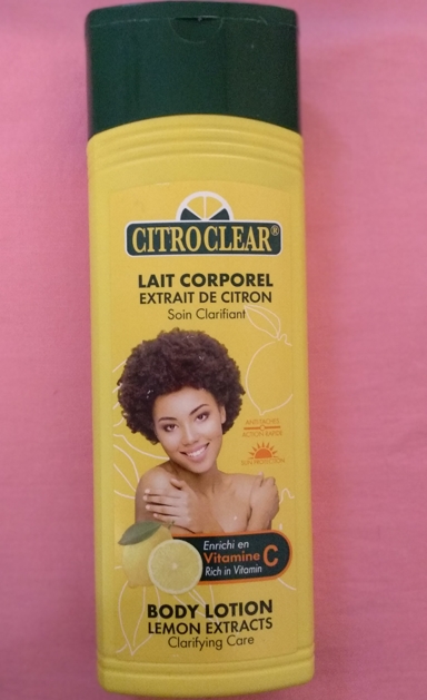 Lait corporel CITROCLEAR soin clarifiant aux extraits de citron et ...
