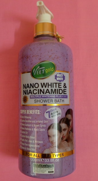 VEET GOLD Bain de douche multiple blanchiment plus nano white et ...