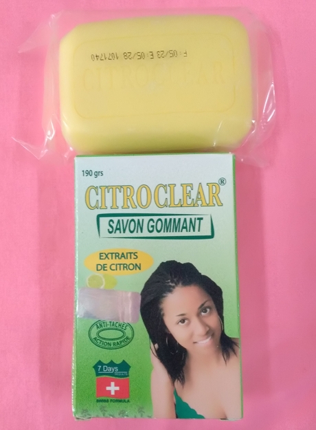 Savon gommant CITROCLEAR aux extraits de citron anti-tâches action ...