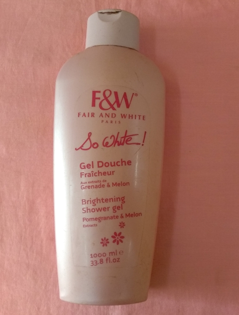 Gel douche fraîcheur Fair and white SO WHITE aux extraits de grenade et ...